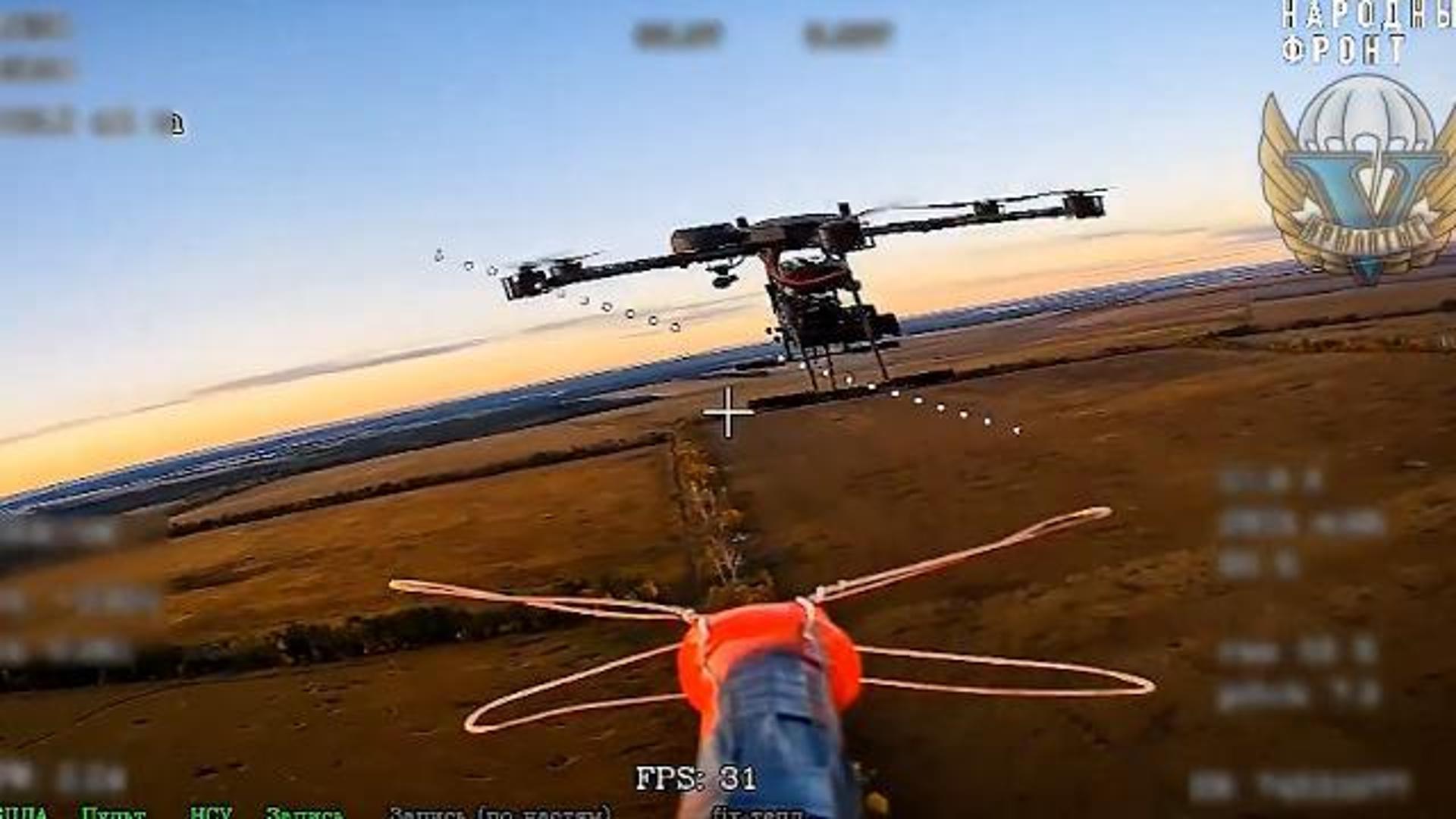 Ucraina Il Drone Baba Yaga Abbatte Un Fpv Russo In Volo Il Video In
