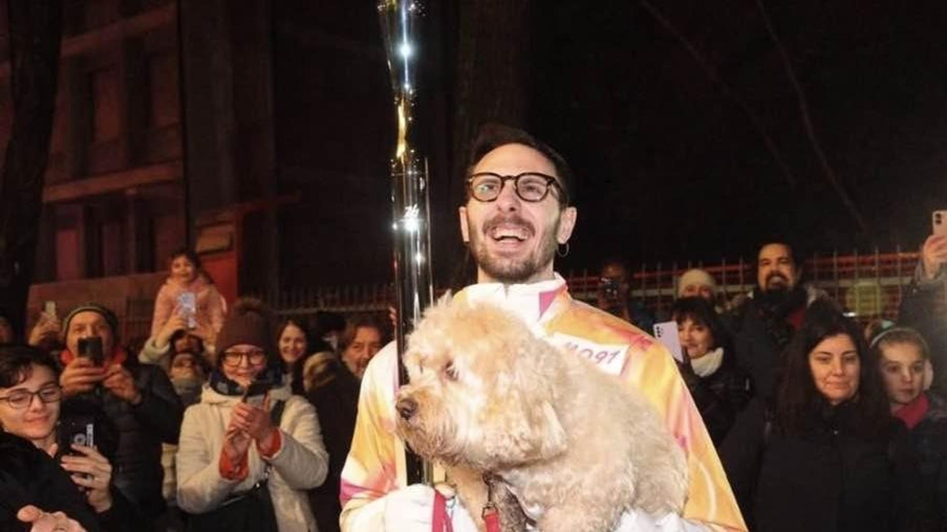 Milano Cortina 2026, Chico è il primo cane tedoforo della storia delle ...
