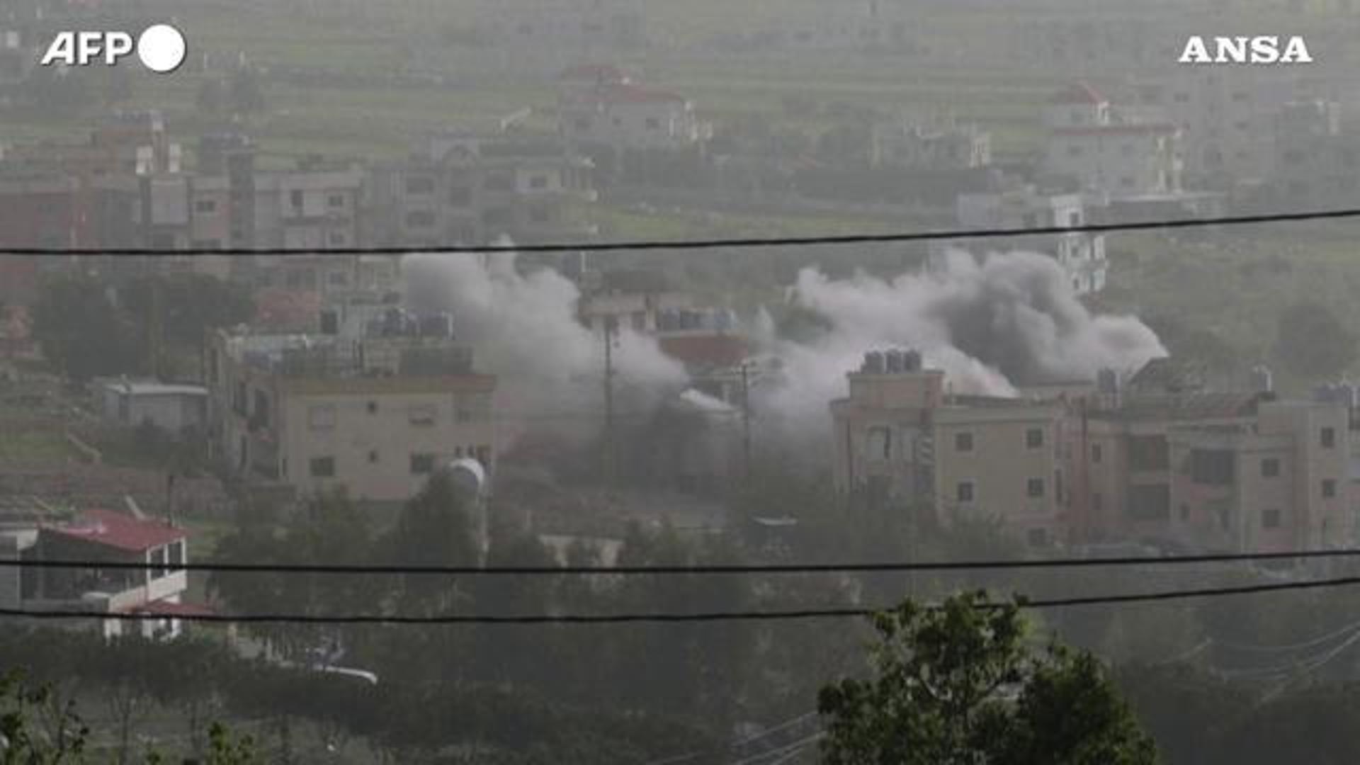 Libano, raid israeliani colpiscono il villaggio di Kfar Tibnit - La Stampa