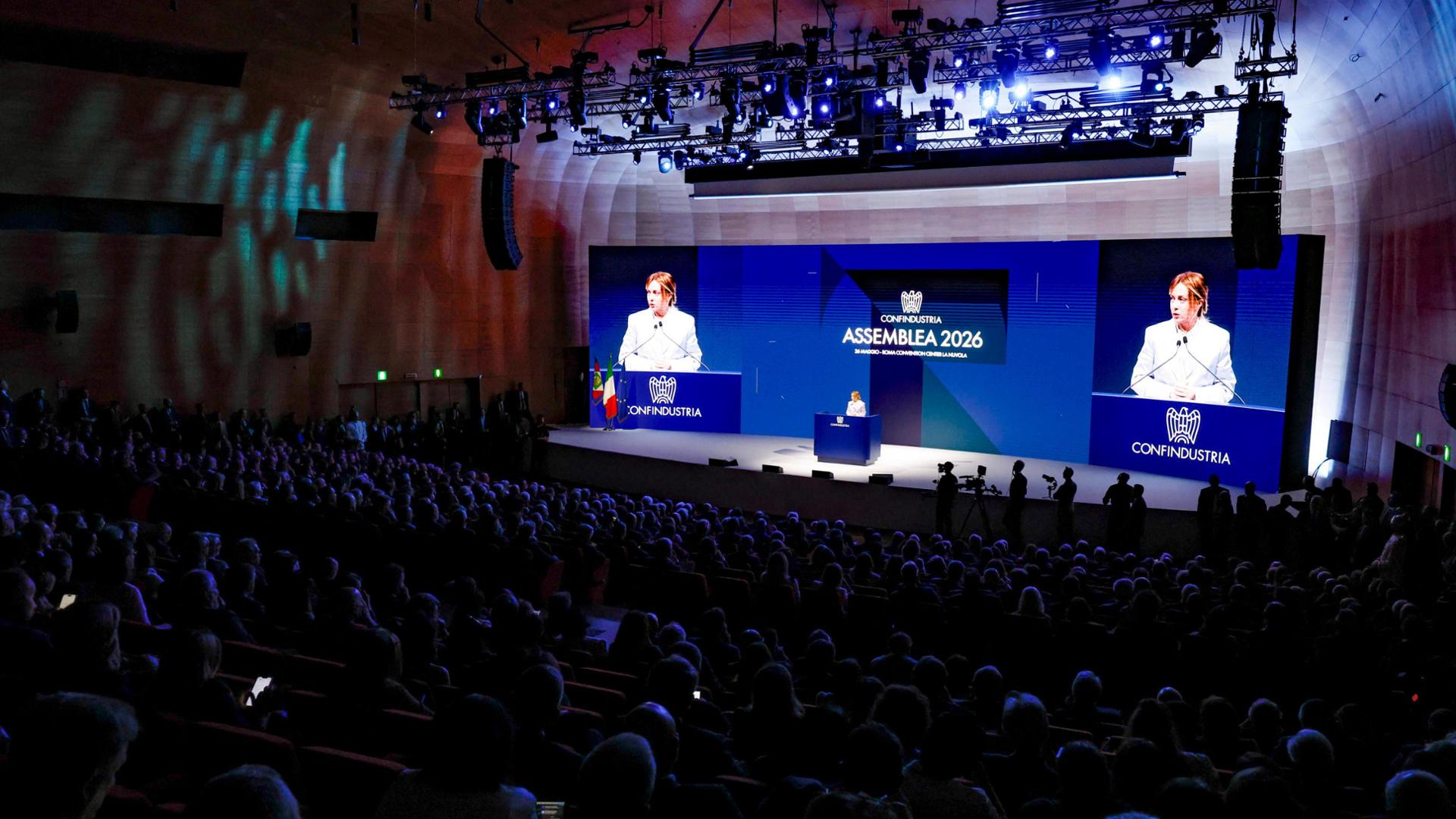 Assemblea generale di Confindustria con Mattarella e Meloni. La diretta ...