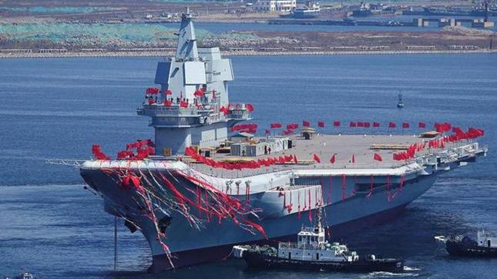 Shandong, the first aircraft carrier of the People’s Liberation Army ...