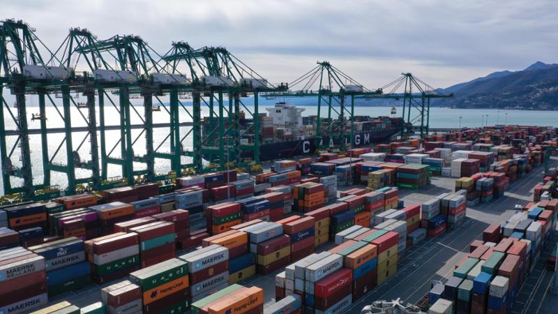 Genova, gru da 90 metri su tutta la banchina del terminal Psa - The ...